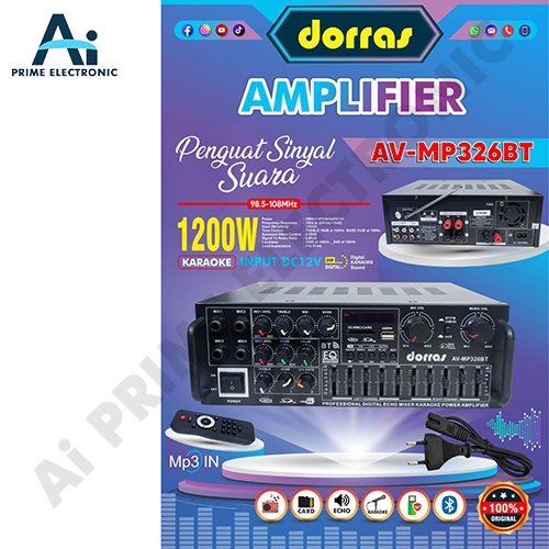 Jual DORRAS AV-MP326BT AVMP326BT AV MP326BT Power Amplifier Bluetooth ...