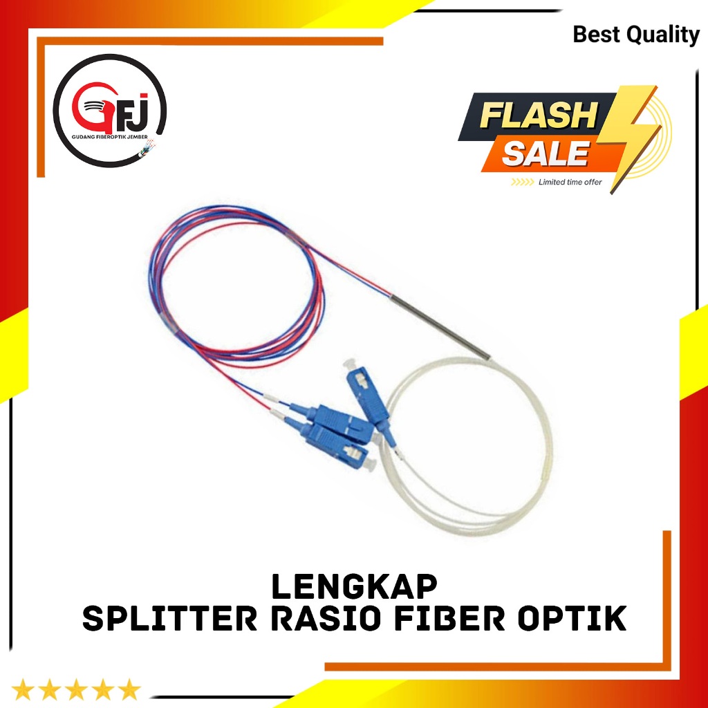 Jual [TERLARIS] SPLITTER RASIO FIBER OPTIC ALL MERK LENGKAP | Shopee ...