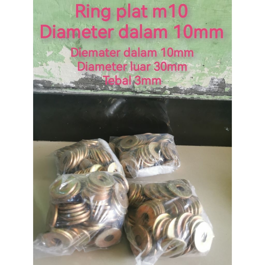 Jual ring plat m10x30 atau 3/8 harga per kg | Shopee Indonesia