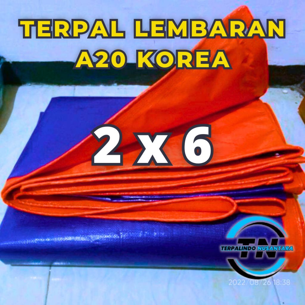 Jual TERPAL KOREA A20 UKURAN 2x6 METER WATERPROOF KWALITAS SUPER TEBAL ...