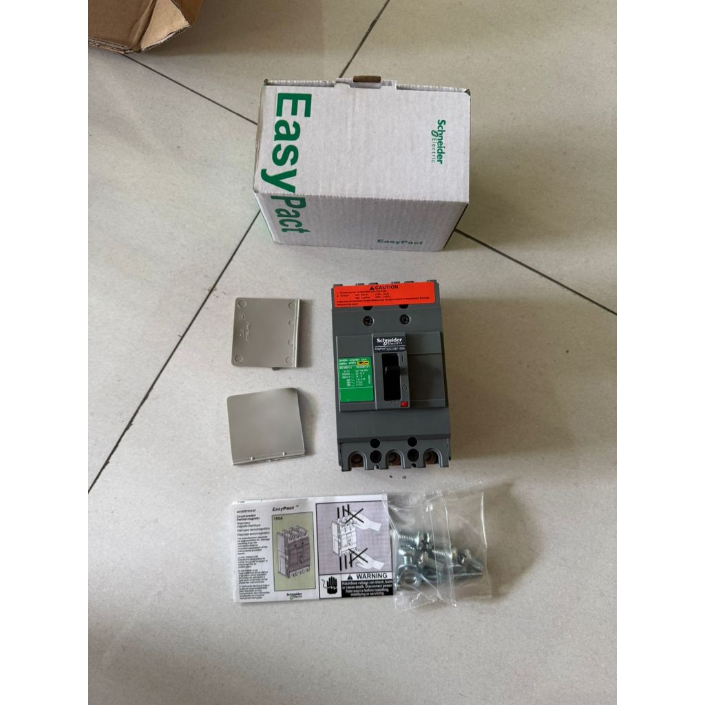 Jual MCCB 3P 3 PHASE 10kA EZC100F 15A 20A 25A 30A 40A 50A 60A 75A 80A ...