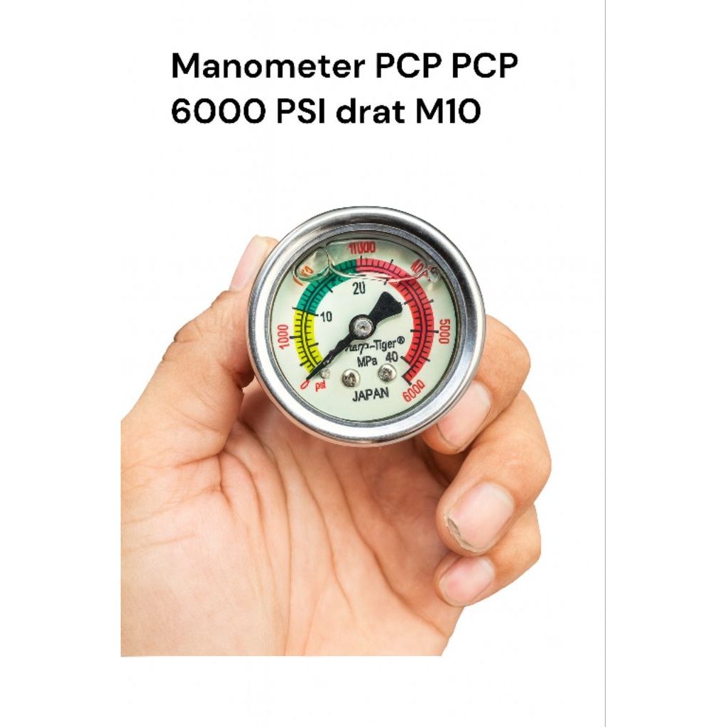 Jual Manometer Pompa PCP 6000 Psi Japan | Pengukur Tekanan Angin Drat ...