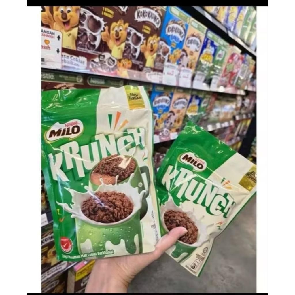 Jual Milo Crunch Edisi Terbatas Milo Chocolate Crispy Krunch | Shopee ...