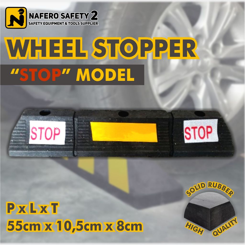 Jual Karet stop untuk mobil Rubber Wheel Stopper STOP Pengganjal Ban ...