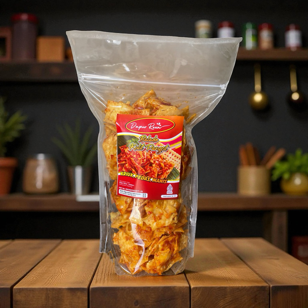 Jual Kerupuk pangsit Pedas Manis 300gr / Kerupuk pangsit Balado ...