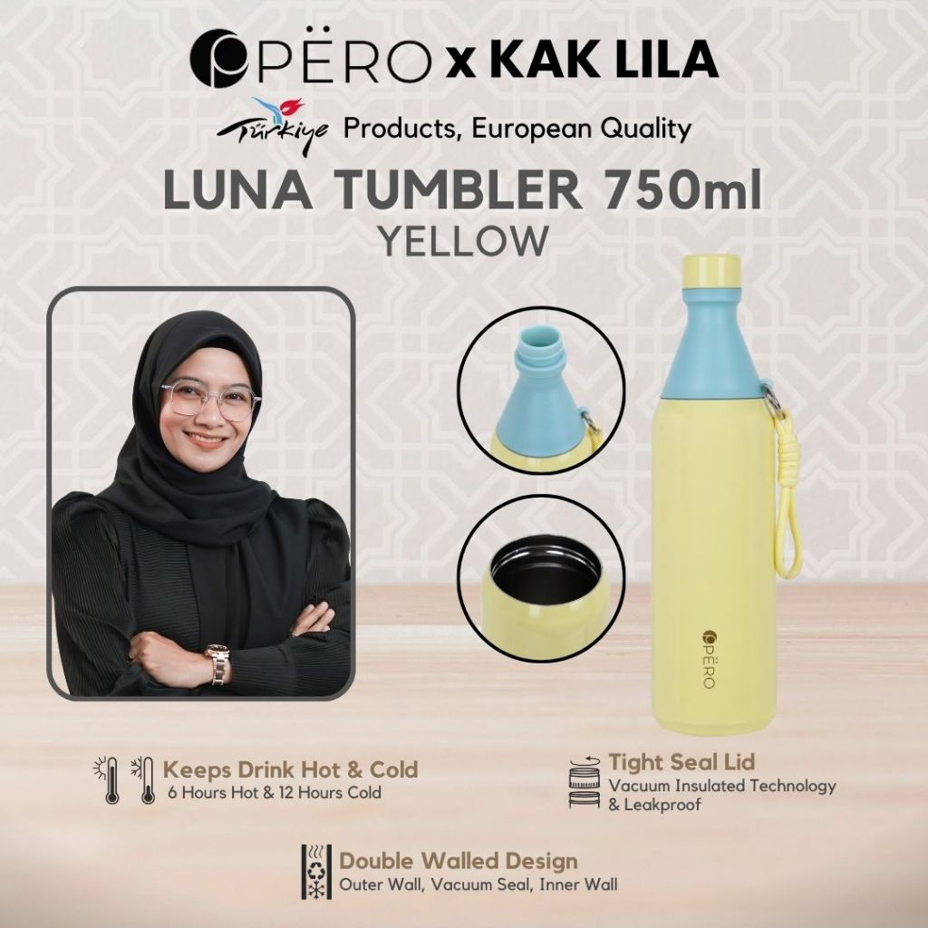 Jual [Kak Lila] Pero Permos Luna Tumbler 750ml / Botol Minum Tumbler ...