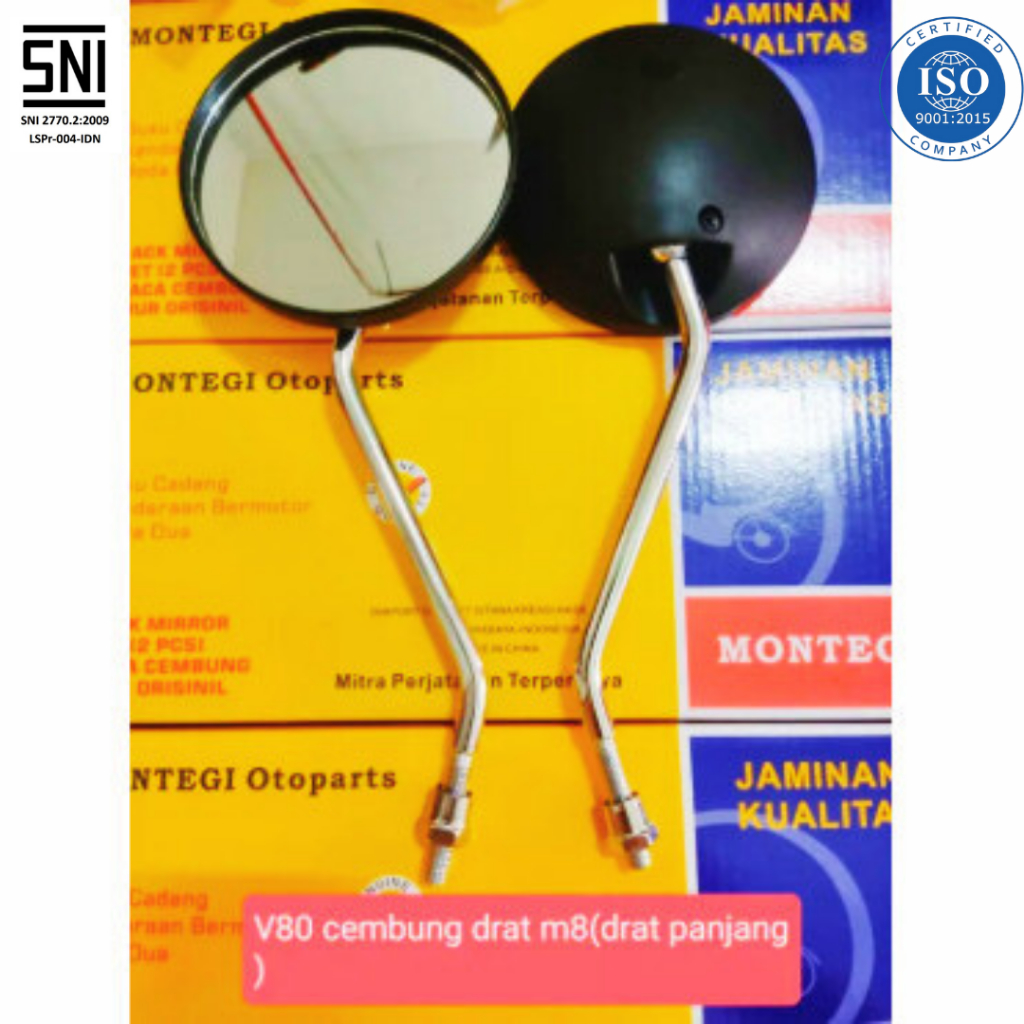 Jual Kaca Spion Motor Honda V80 Bulat Scoopy Fino Retro Fazzio Vespa ...