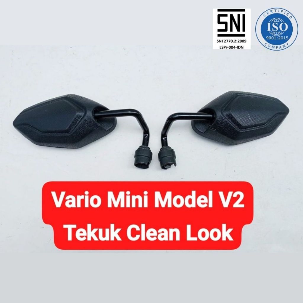 Jual Kaca Spion Motor Vario Mini Model V2 Tekuk Clean Look Spion SNI ...