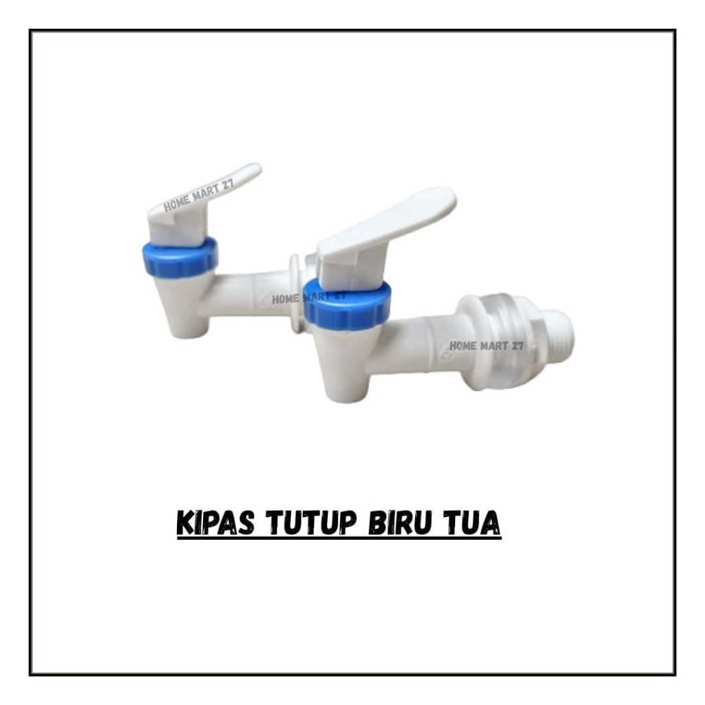 Jual GROSIR Kran Kipas Tutup Biru Tua Pncetan Putih untuk Air Minum ...