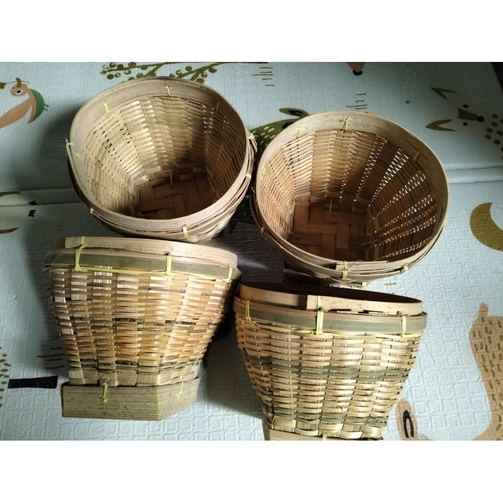 Jual BAKUL NASI BAMBU BOBOKO 1 liter BAKUL WAKIL TEMPAT NASI ANYAMAN ...