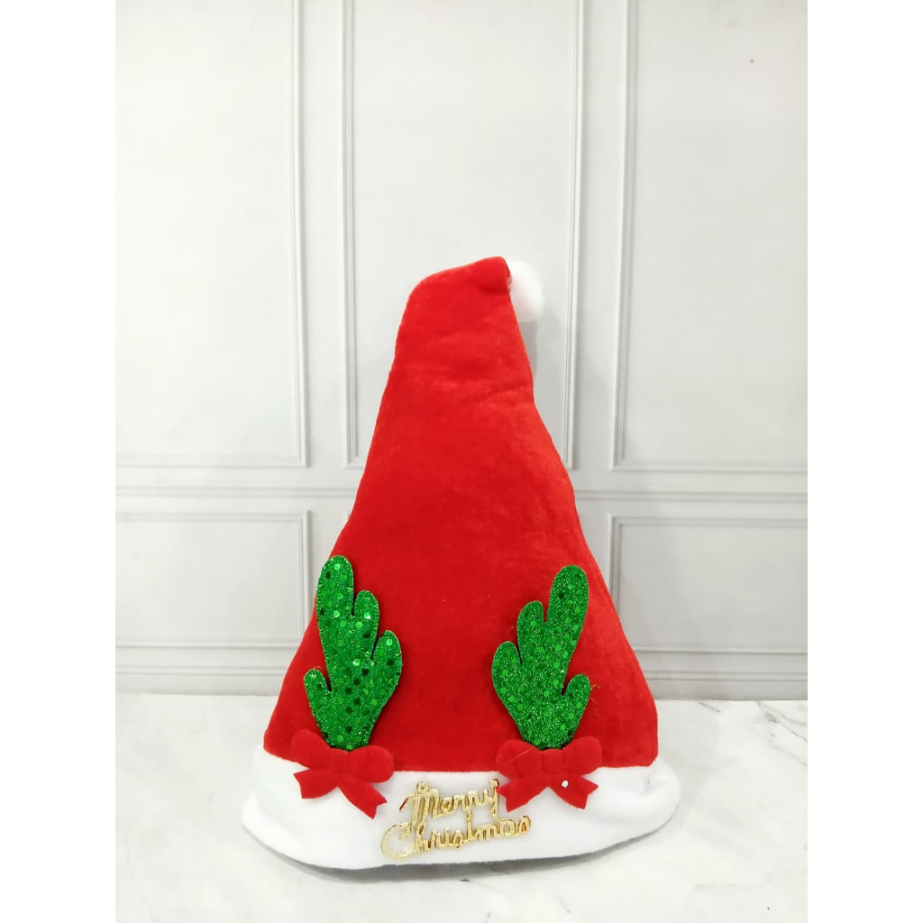 Jual Topi Natal Santa Claus Unik Lucu Hiasan Kepala Christmas Hat ...