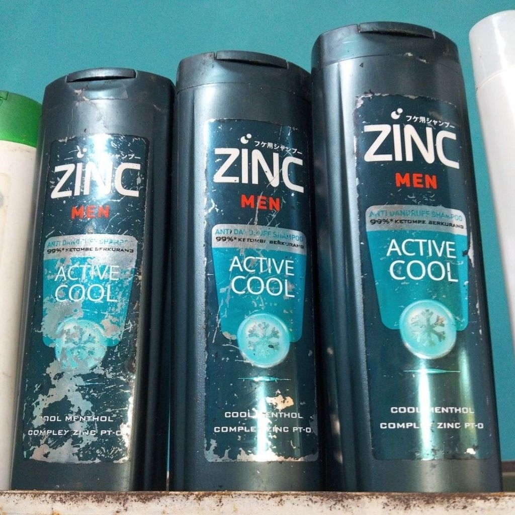 Jual ZINC Shampoo men active cool 340ml | Shopee Indonesia