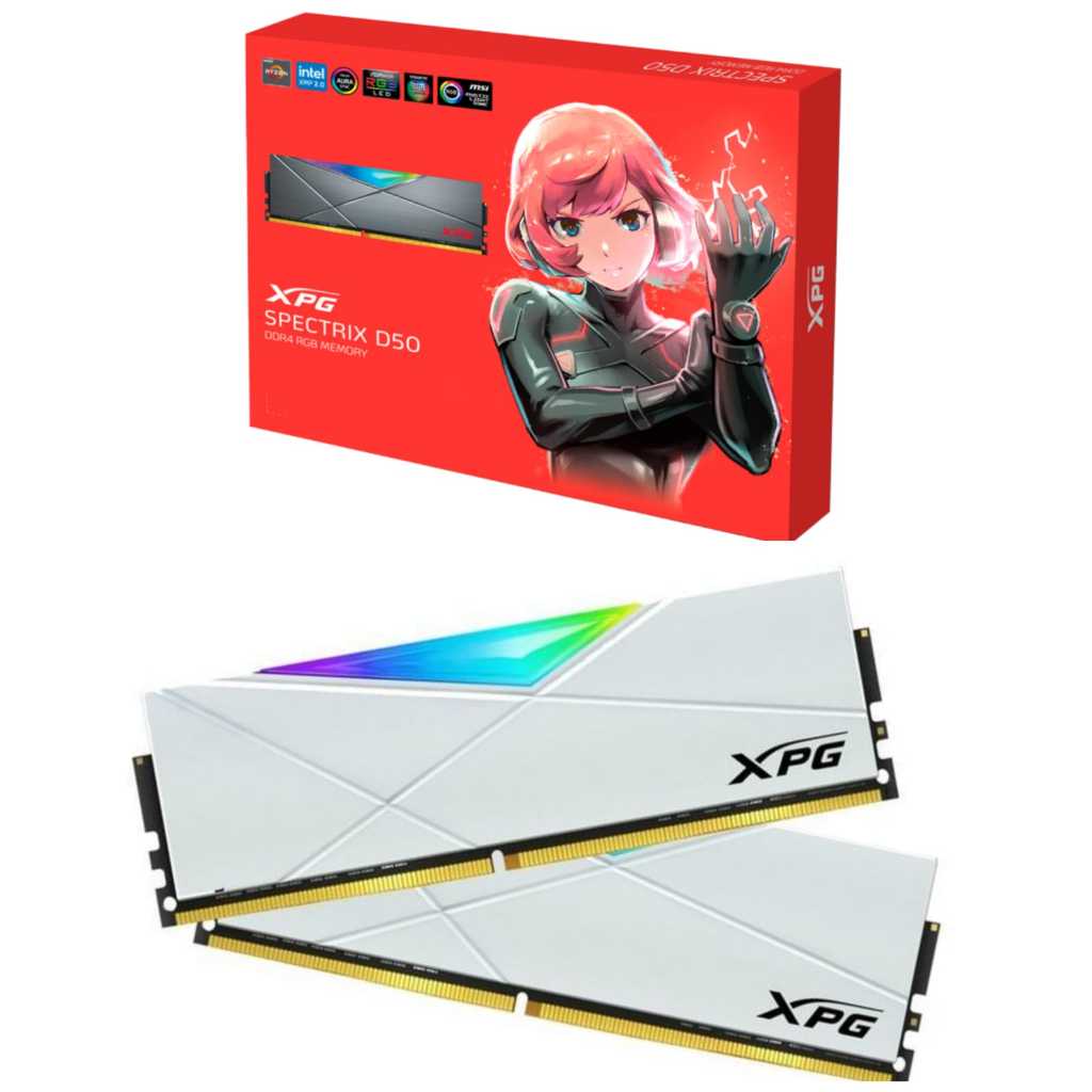 Jual ADATA XPG SPECTRIX D50 16GB DDR4 3200 Mhz RAM (2x8GB) Dual Channel ...