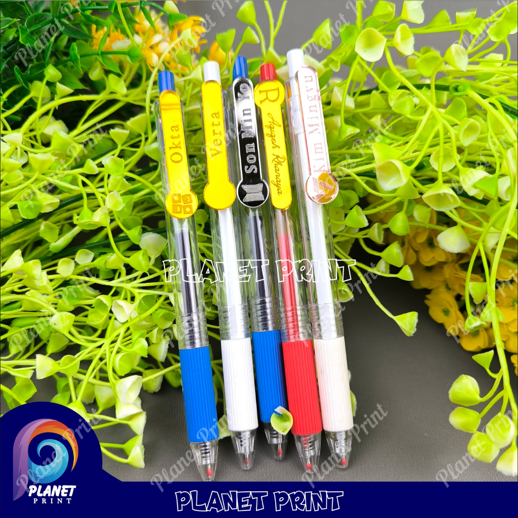 Jual (WBR) Bolpoin Custom pulpen pena Custom Nama Grafir Laser | FREE ...