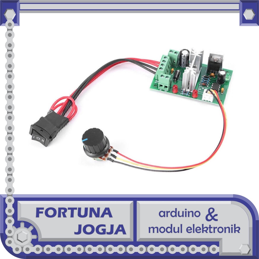 Jual Modul PWM DC 6-30V 6A Motor Control Forward/Reverse Switch Board ...