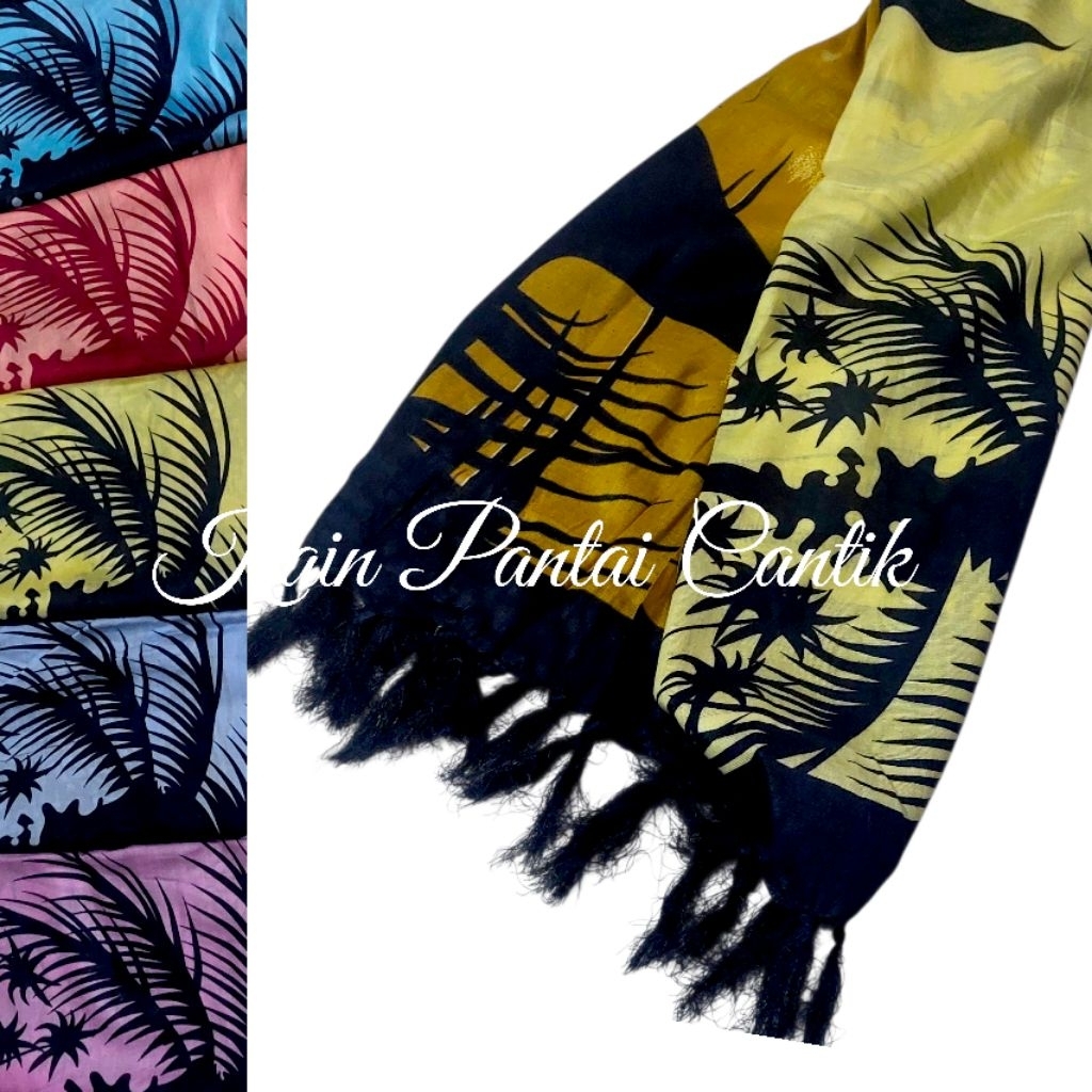 Jual KainPantaiCantik - PERAHU LAYAR - Kain Pantai Bali - Kain Rayon ...