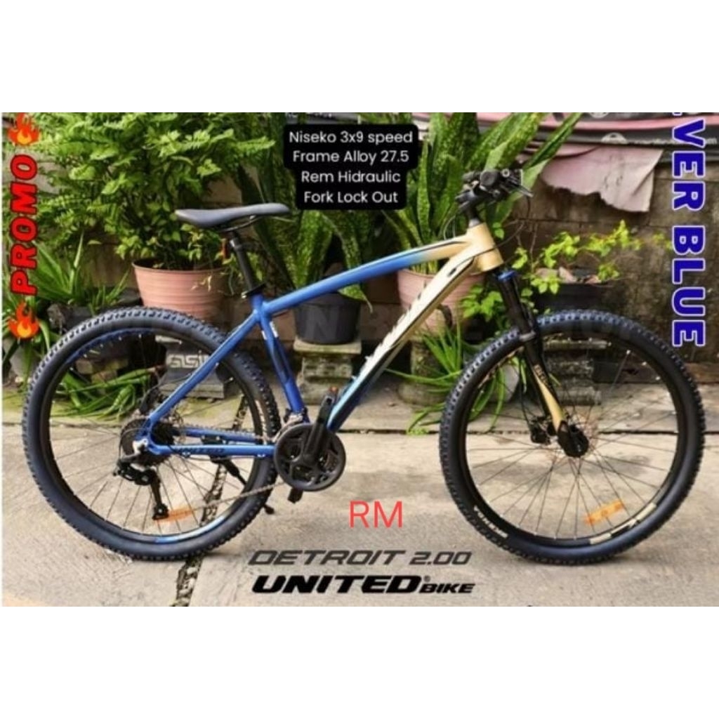 Jual UNITED DETROIT 2.00 27"5 GRESS ALIAS BARU | Shopee Indonesia