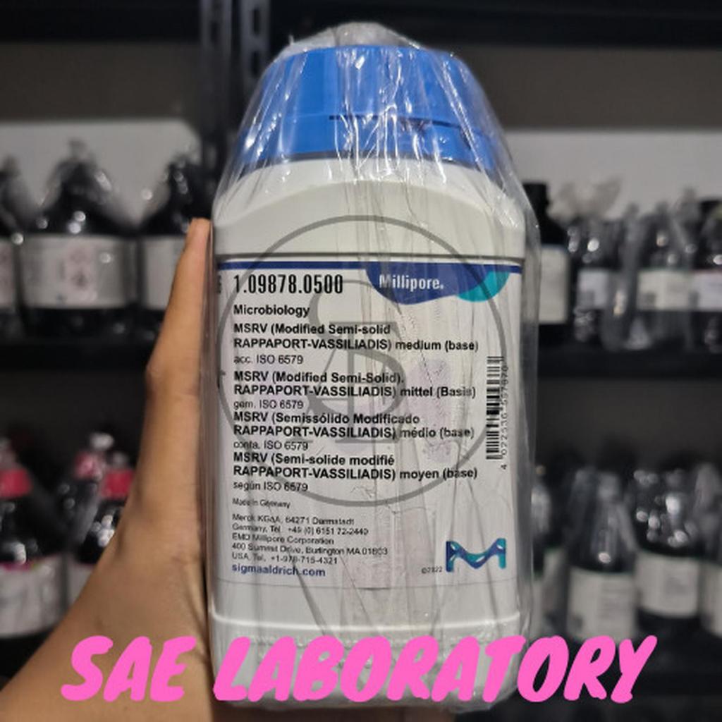 Jual MSRV Medium BASE for microbiology MERCK 1.09878.0500 MERCK 109878 ...
