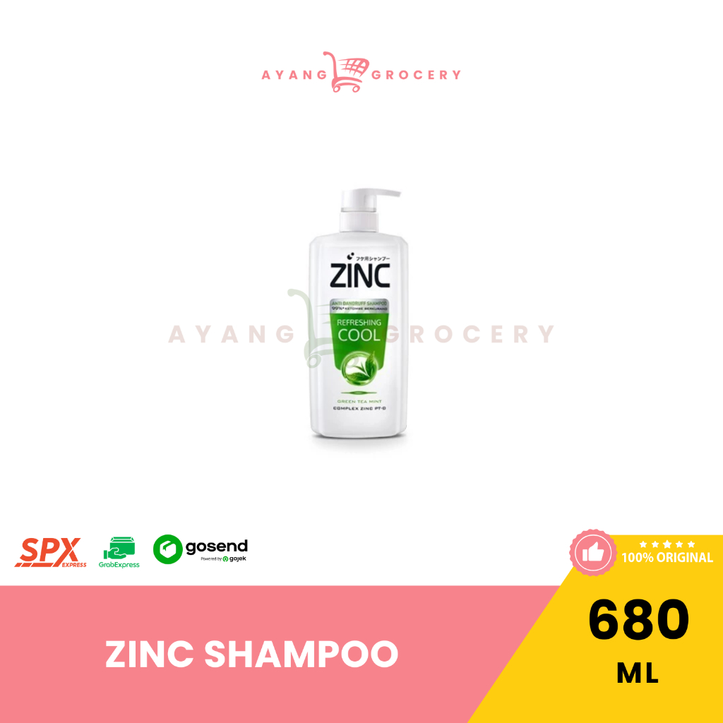Jual Sampo Zinc Anti Ketombe Pump 680 ml | AYANG GROCERY Official Shop ...