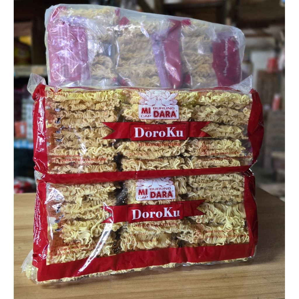 Jual Mie kering doroku cap burung dara 1 ball isi 9 pak x 600gr ...