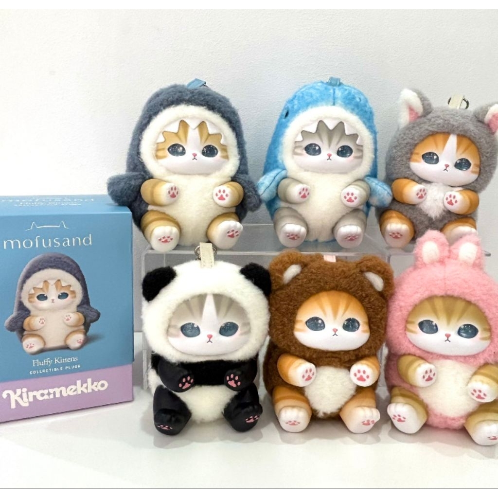 Jual [READY] BLIND BOX MOFUSAND KIRAMEKKO fluffy kittens plush blind ...
