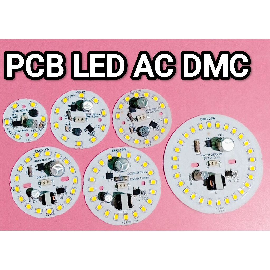 Jual PCB LED AC DMC 5 9 12 15 18 25 WATT | Shopee Indonesia