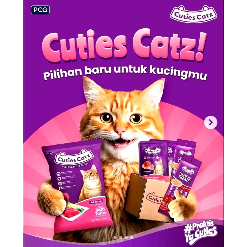 Jual CUTIES CATZ TUNA 500GRAM DRY FOOD KUCING PRODUK MEO PCG ...