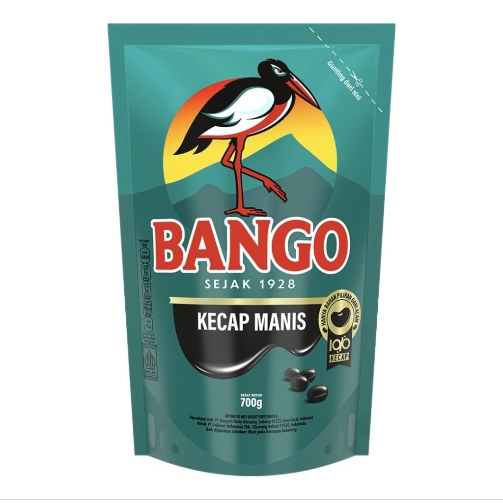 Jual BANGO Kecap Manis Refill 700 g | Shopee Indonesia