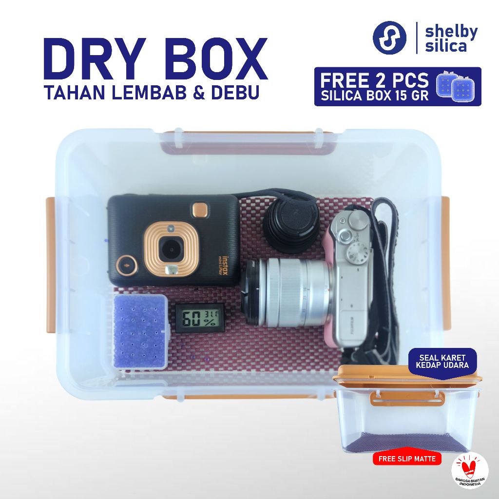 Jual Shelby Dry Box Cabinet Silica Elektronik Hygrometer Kamera , Lensa ...