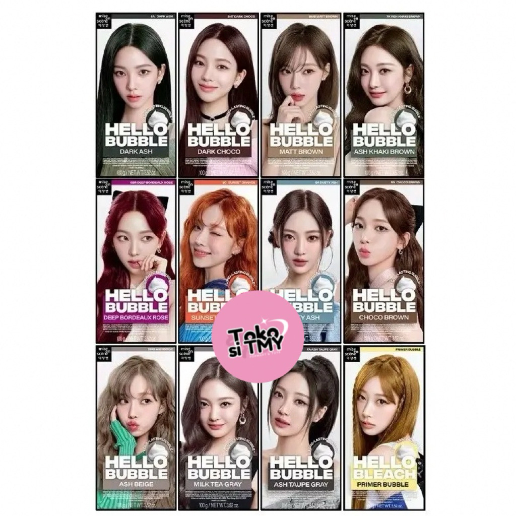 Jual [READY INSTAN] MISE EN SCENE HELLO BUBBLE AESPA HAIR COLOR ...