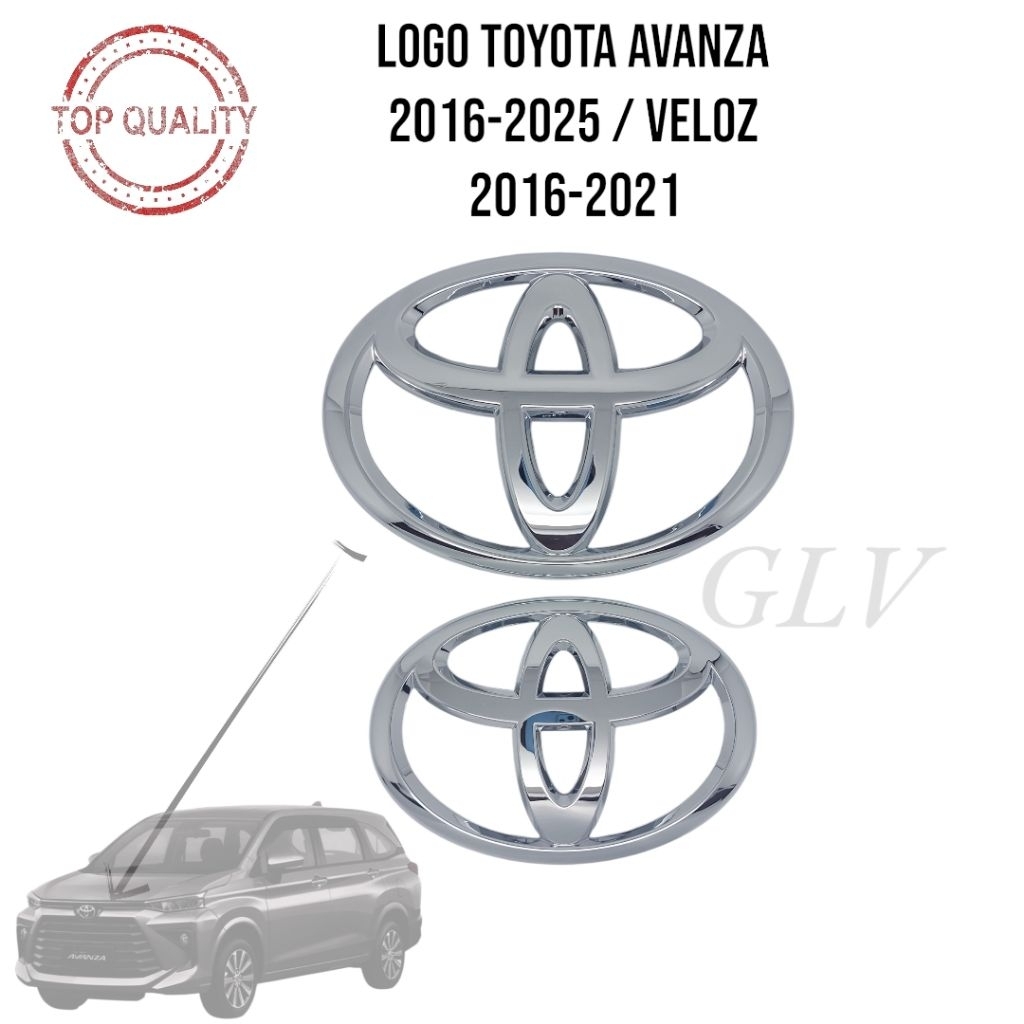Jual Emblem Logo Toyota Grand New Avanza Veloz 2016-2025 Chrome Grill ...