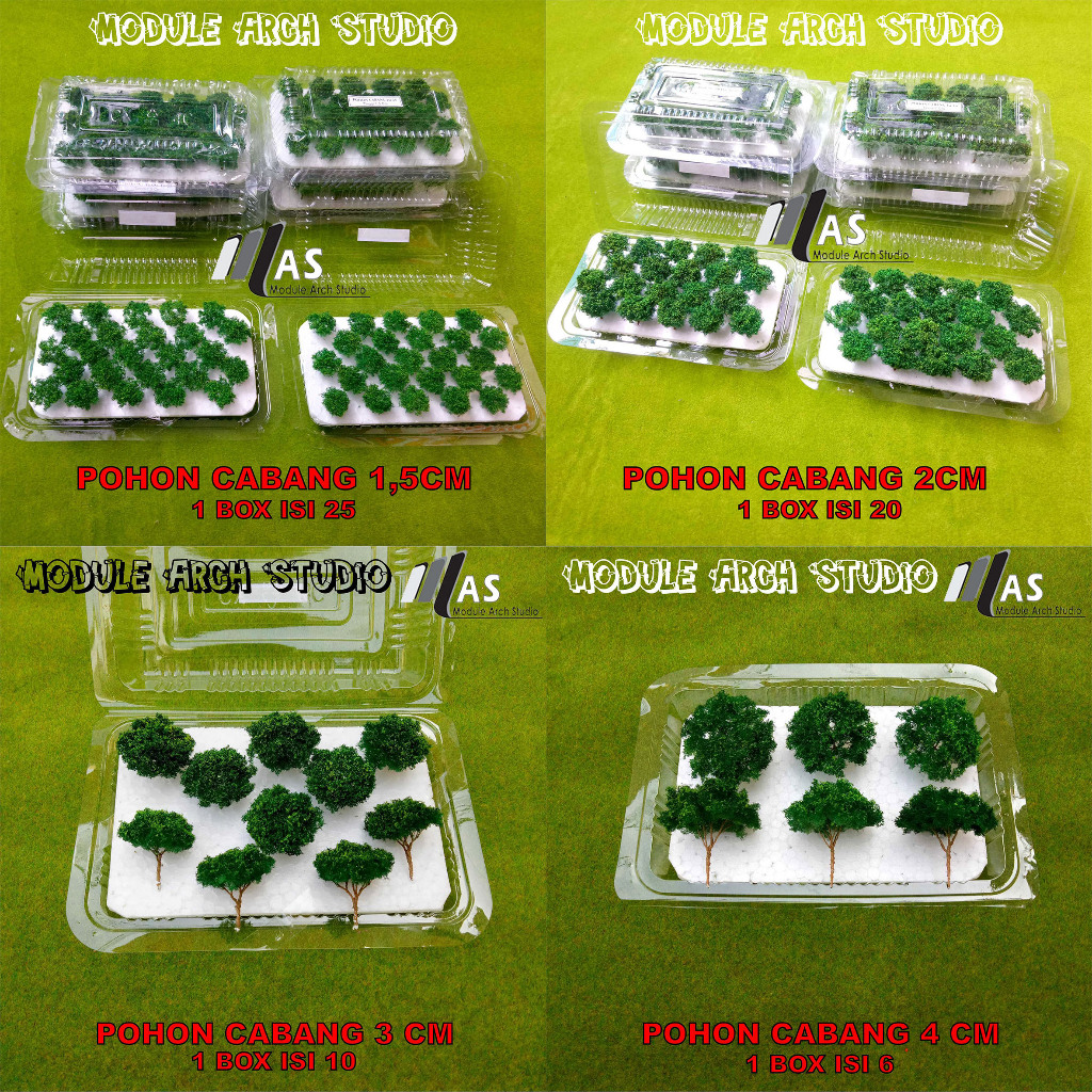 Jual Miniatur Pohon Cabang Hijau HM | Shopee Indonesia