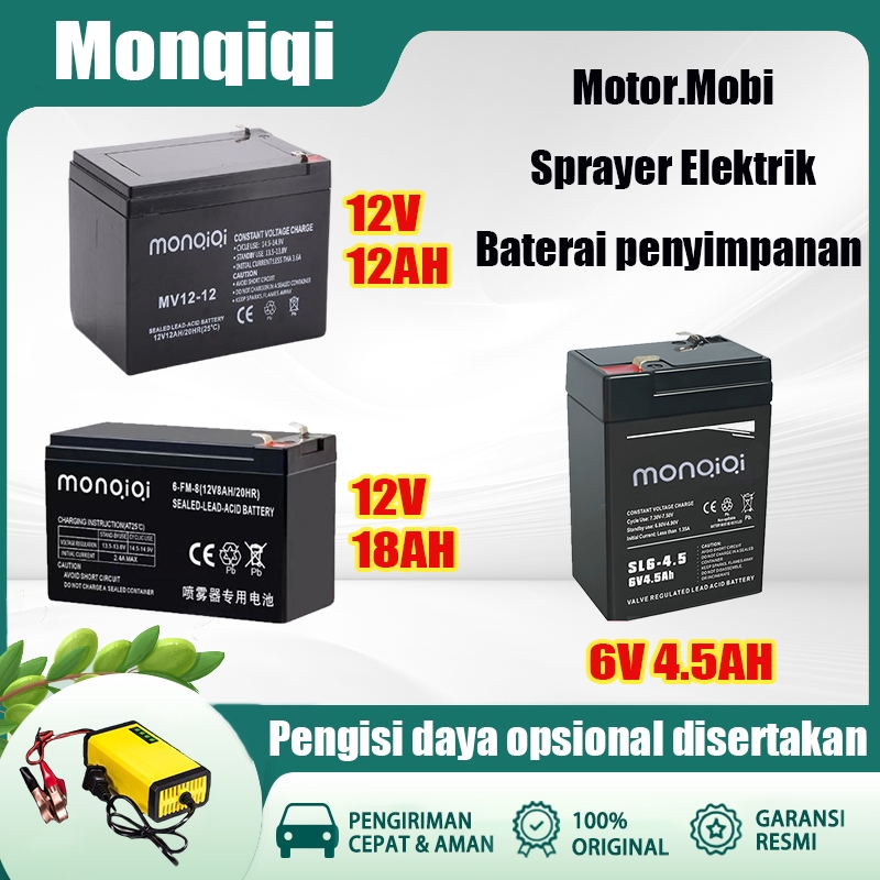 Jual Baterai Timbal-Asam Tertutup 12V 12AH 12V 8AH 6V 4.5AH Aki Kering ...