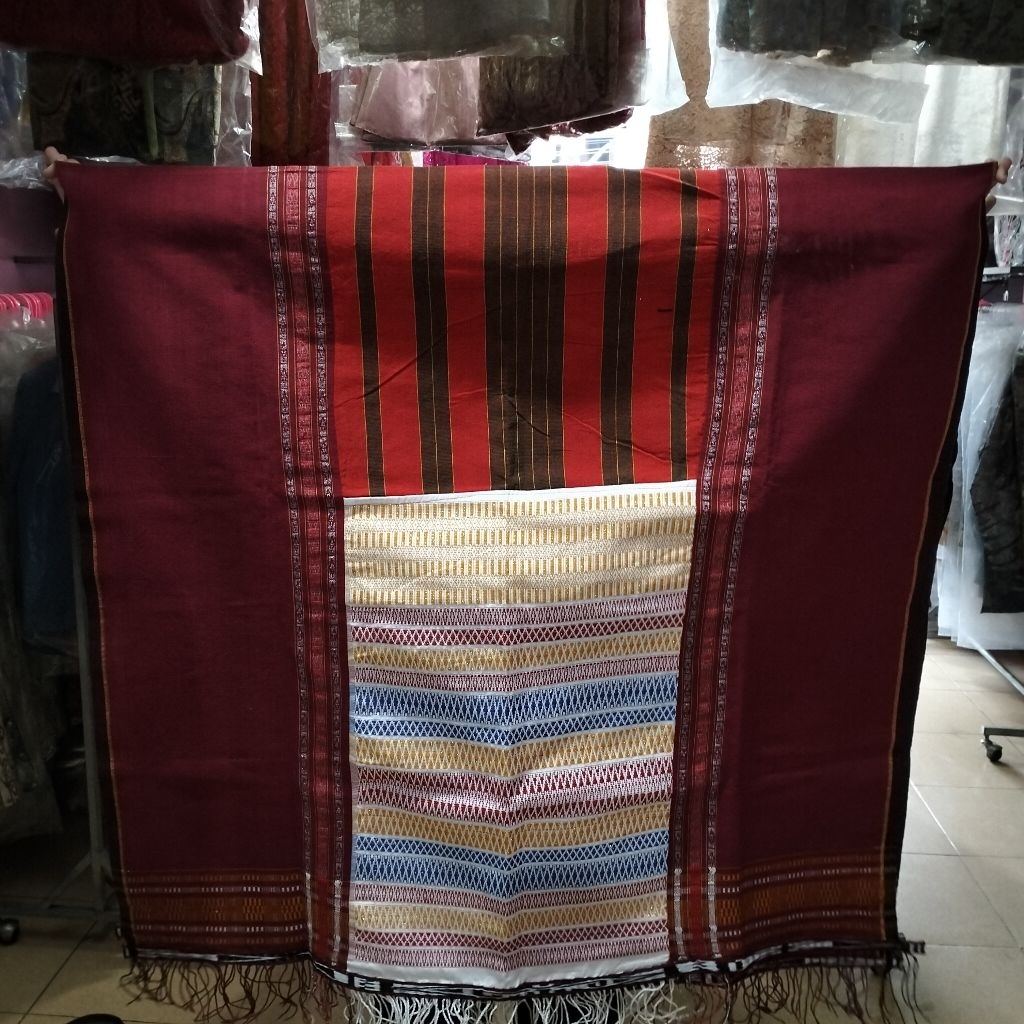 Jual Ulos ragi hidup / pucca list merah / biru | Shopee Indonesia