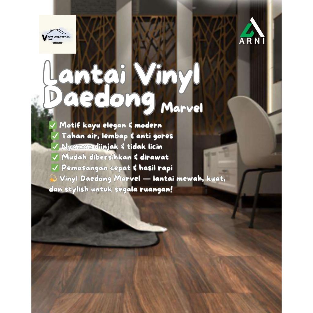 Jual Lantai Vinyl Deadong 3mm - Lantai Elegan, Tahan Lama & Mudah ...