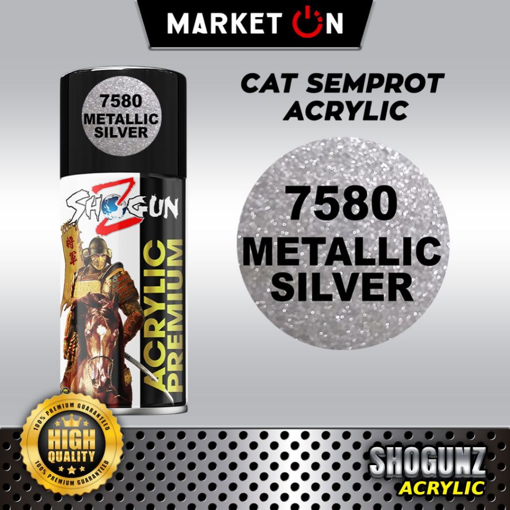 Jual Shogun Z Cat Semprot Warna Metalik 7580 Metallic Silver Cat ...