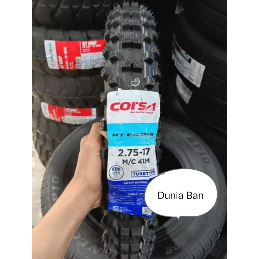 Jual New 2025 Ban Motor Corsa MT CROSS 275-17 MT CROSS Trail Bebek ...