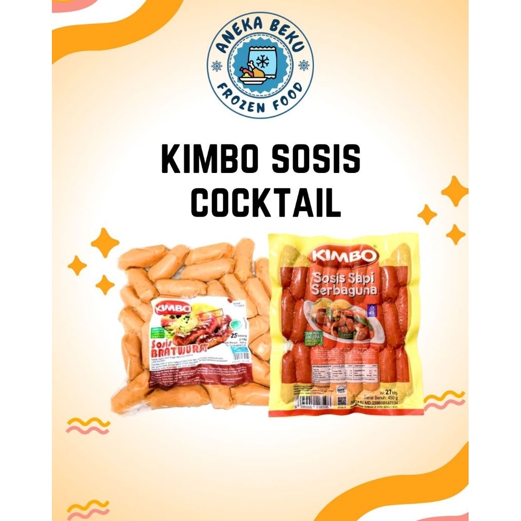 Jual kimbo sosis sapi cocktail serbaguna , bratwurst 450g | Shopee ...