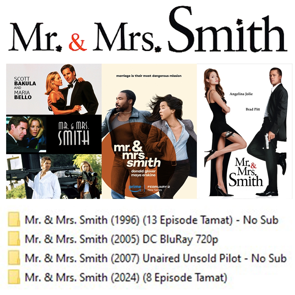 Jual Mr & Mrs Smith Serial Komplit | Shopee Indonesia