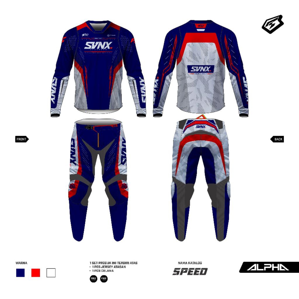 Jual JERSEY MOTOCROSS FULL PRINTING JERSET MOTOCROSS ALPHA SPEED SERIES ...
