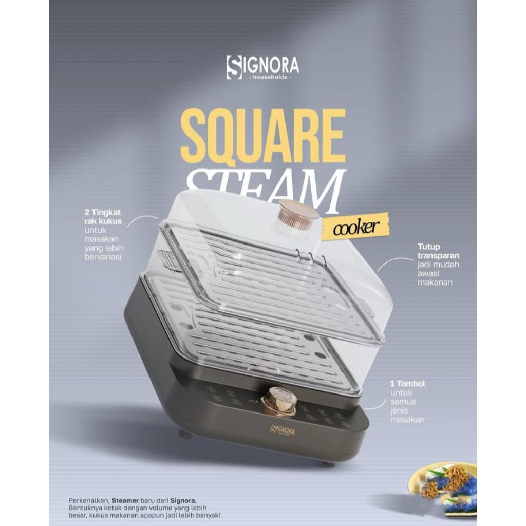 Jual STEAM COOKER SQUARE | Shopee Indonesia