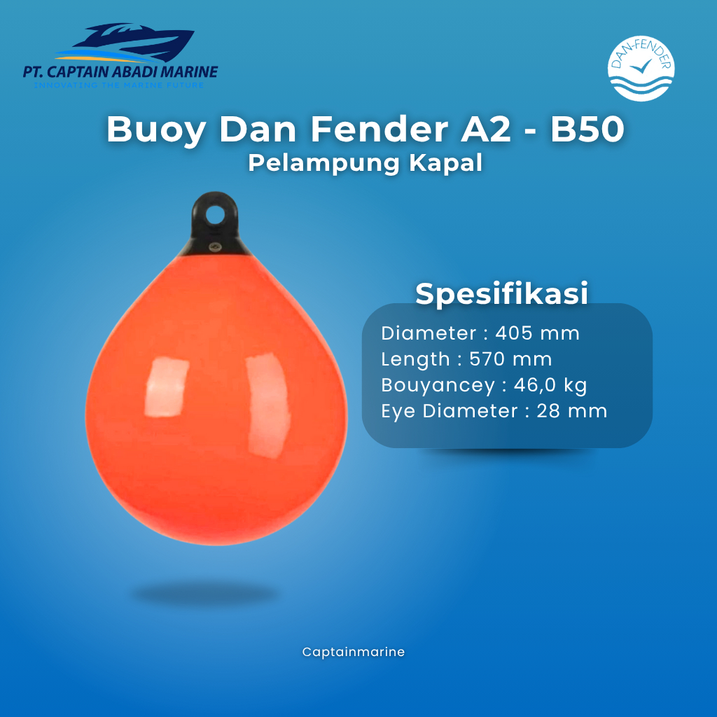 Jual Pelampung Penanda / Marker Buoy Heavy Duty Daprah Kapal A2-B50 ...