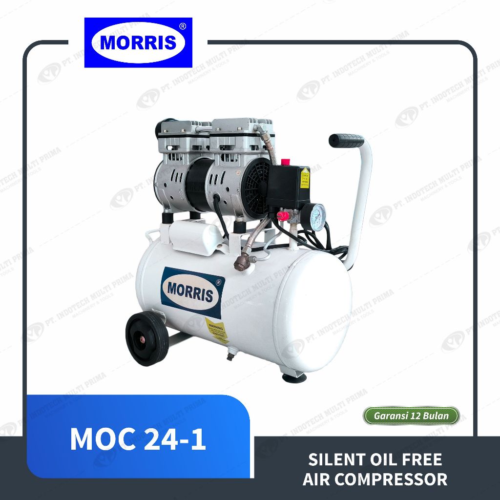 Jual Morris Oil Less Compressor tipe MOC 24-1 - Kompresor Tanpa Oli ...