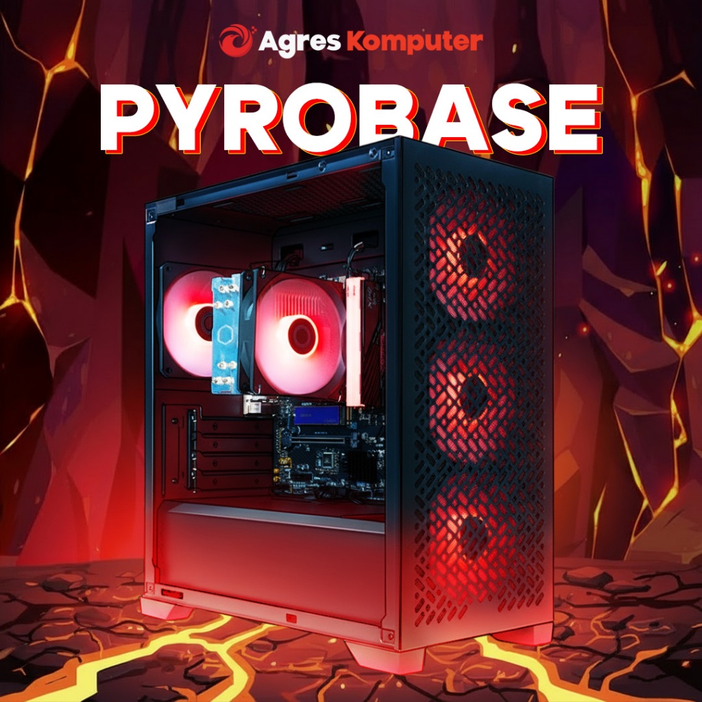 Jual AGRES PYROBASE PC RYZEN 5 5600GT/ 16GB 512GB RAKITAN PC GAMING EDITING ENTRY LEVEL KOMPUTER ...