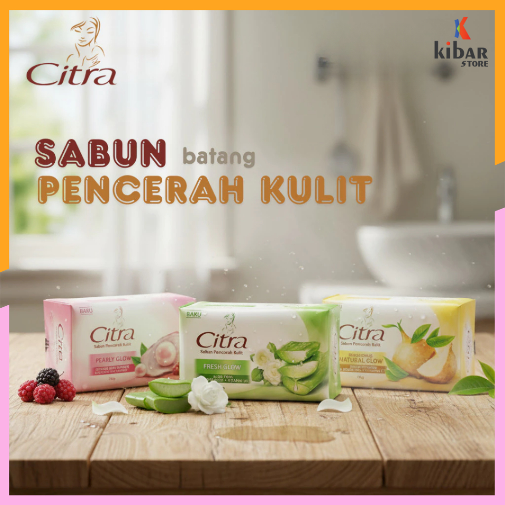Jual Citra Bar Soap Bengkoang Pearl Aloe Vera Sabun Pencerah Kulit 70g ...