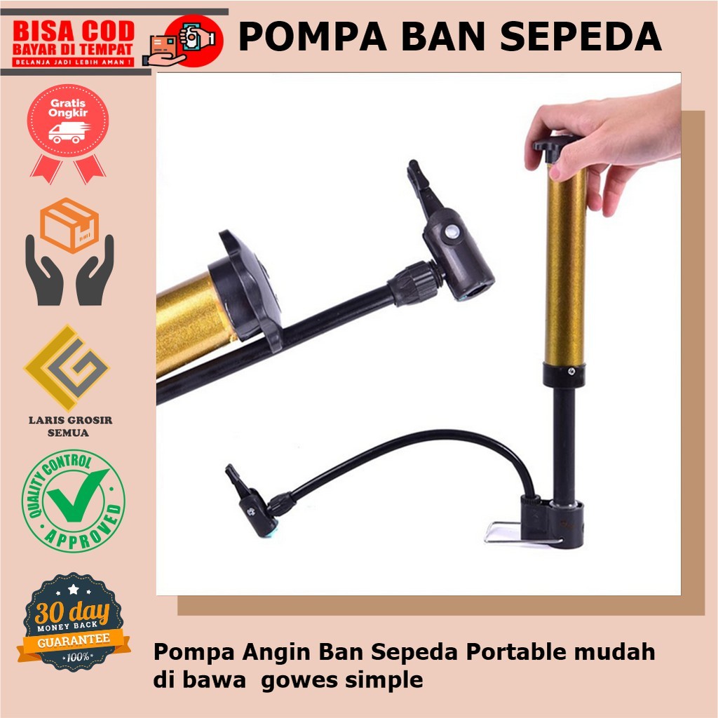 Jual POMPA BAN SEPEDA Pompa Angin Ban Sepeda Tier Air Pump Sepeda ...