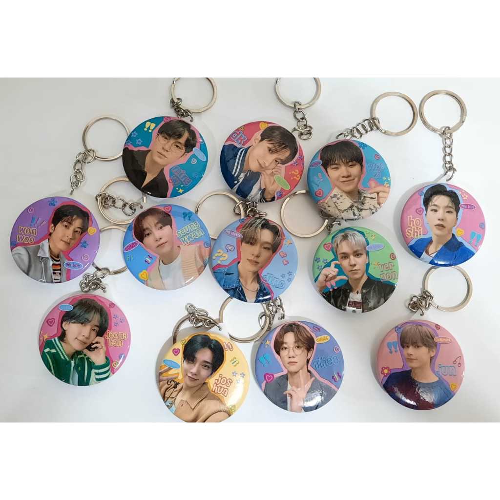 Jual PART-02 FREEBIES GANTUNGAN KUNCI SEVENTEEN/FREEBIES GANCI BULAT ...