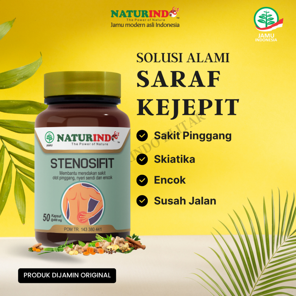 Jual Obat Sakit Pinggang Sampai Kaki Sakit Bokong Saraf Kejepit ...