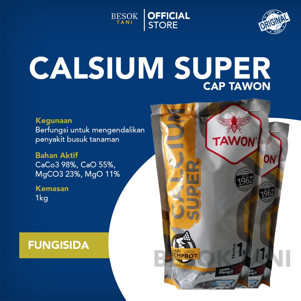 Jual CALSIUM SUPER CAP TAWON 1KG I Kalsium tanaman I Pencegah Busuk ...
