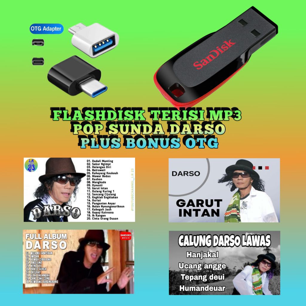 Jual Usb Flashdisk Terisi Mp3 Pop Sunda Darso Calung - Flesdis Mp3 Pop ...